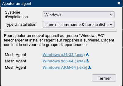 Installation de MeshCentral | Libre à vous