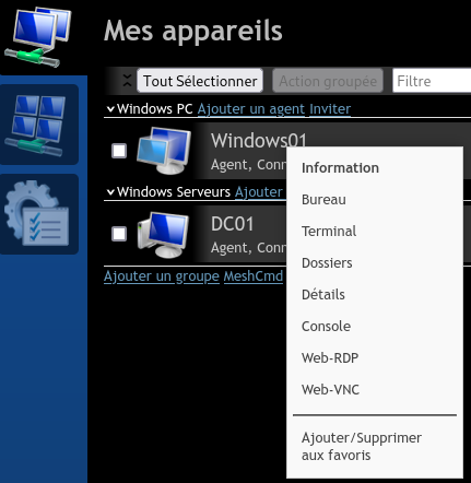Installation de MeshCentral | Libre à vous