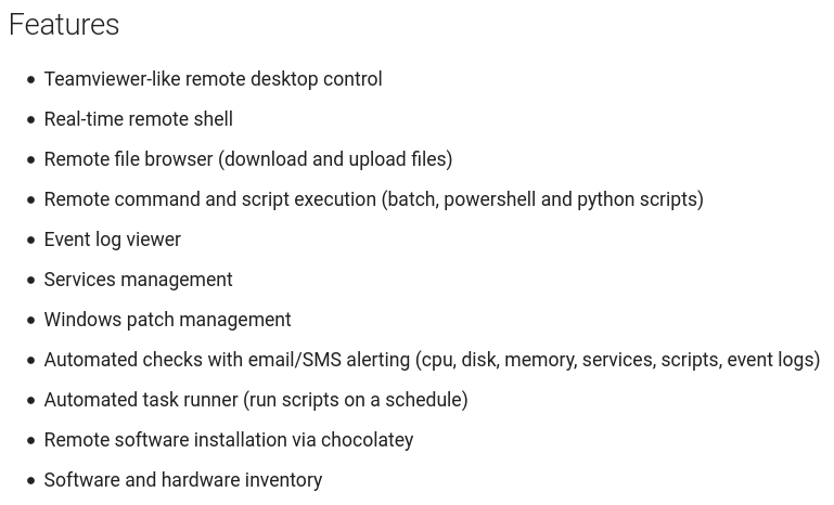 TacticalRMM : Installation du serveur et d'un premier agent | Libre à vous